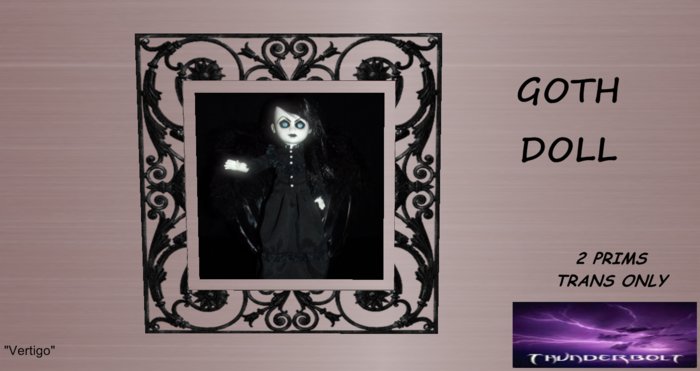 Second Life Marketplace Goth Doll